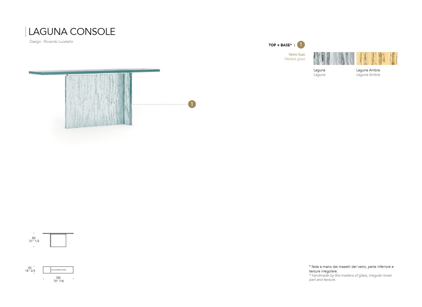 LAGUNA Console table By Reflex