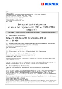 Bitume e legante bituminoso Bitumen - Berner Italia
