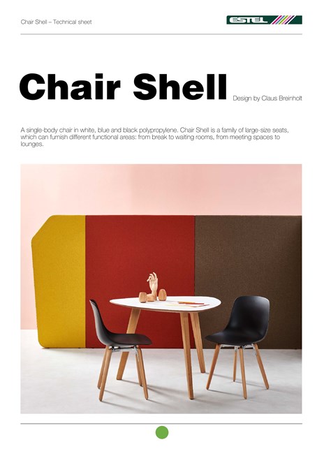 SHELL | Wooden chair Shell Collection By ESTEL GROUP design Claus Breinholt