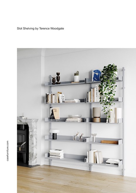 SLOT Bookcase By Case | design Terence Woodgate