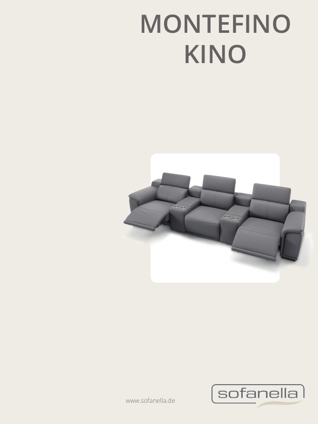 MONTEFINO KINO 2-Sitzer Sofa aus Stoff By Sofanella