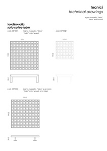 SOFIA Low square wooden coffee table By MG12 | design Monica Freitas ...