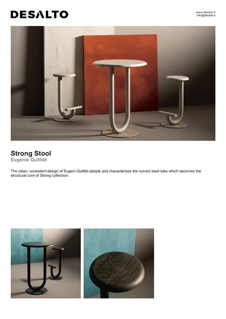 STRONG | High stool Strong Collection By Desalto design Eugeni Quitllet