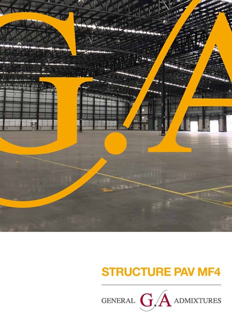 Malta cementizia monocomponente STRUCTURE PAV MF4 By General Admixtures