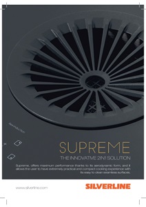 Glass ceramic cooker hood / hob Class A+ SUPREME 3412 By Silverline