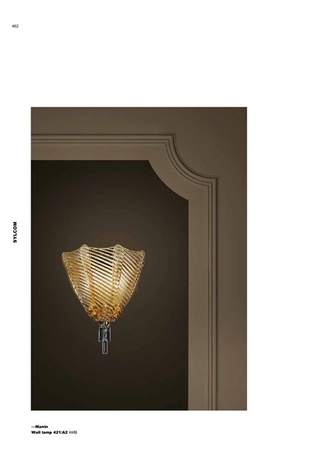 MANIN Plafonnier en verre avec cristaux By Sylcom | design Aldo Bruno ...