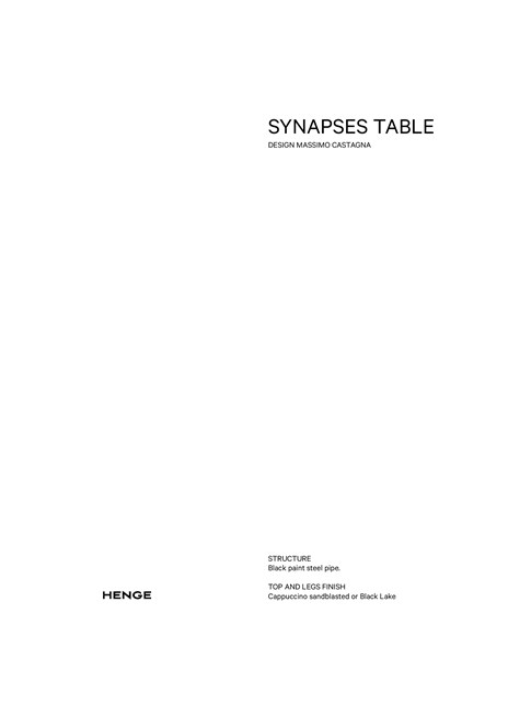 Oval marble table SYNAPSE By Henge design Massimo Castagna