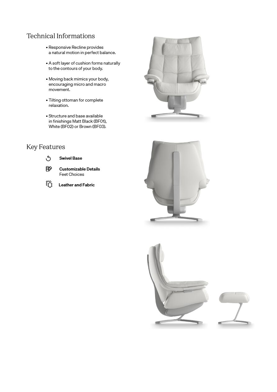 RE-VIVE 扶手椅 By Natuzzi Italia