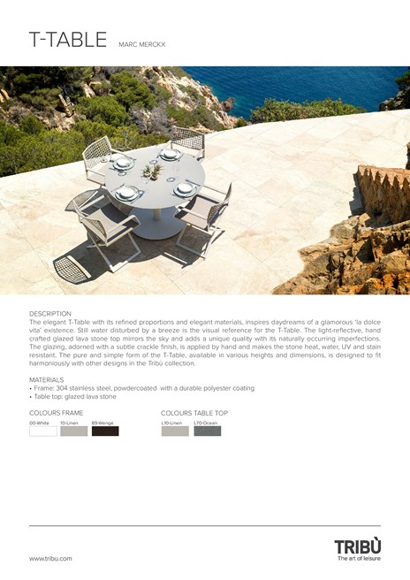 T-TABLE | Teak table By TRIBÙ