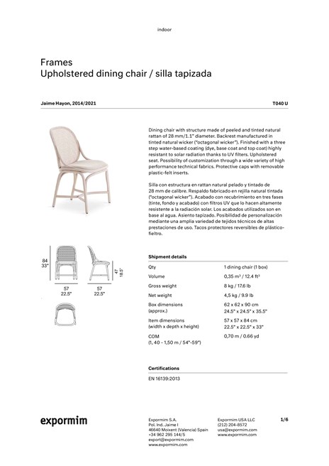 FRAMES Rattan chair By EXPORMIM | design Jaime Hayon