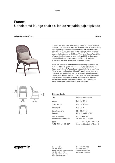 FRAMES Rattan easy chair By EXPORMIM | design Jaime Hayon