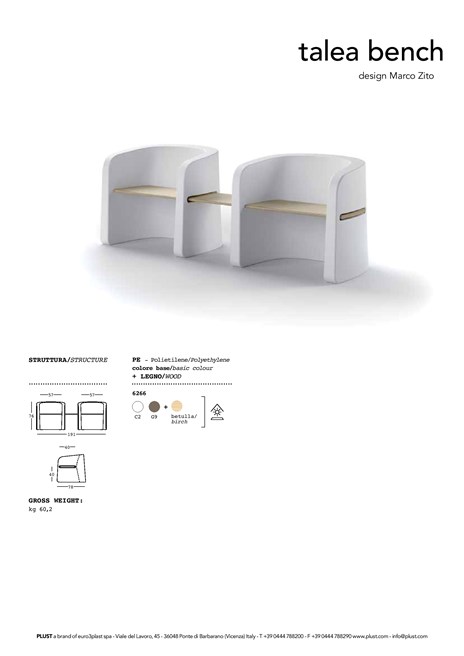 TALEA | Banquette By Plust design Marco Zito