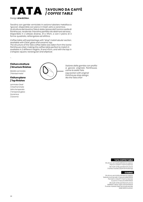 TATA Low laminate coffee table By Pointhouse