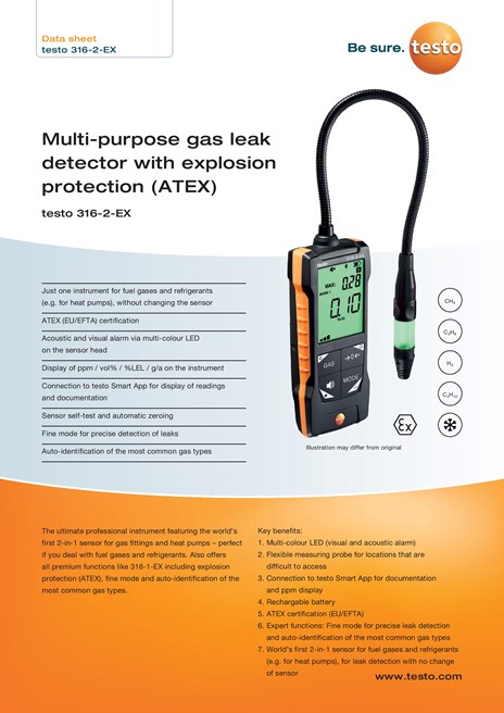 TESTO 316-2-EX Lecksuchgerät By Testo