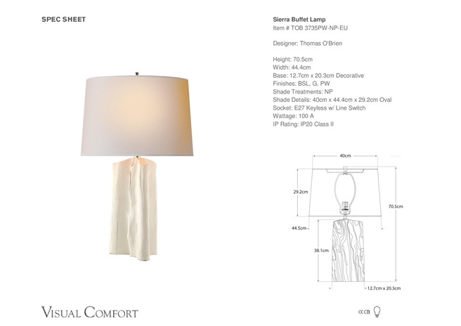 SIERRA table lamp By Visual Comfort Europe