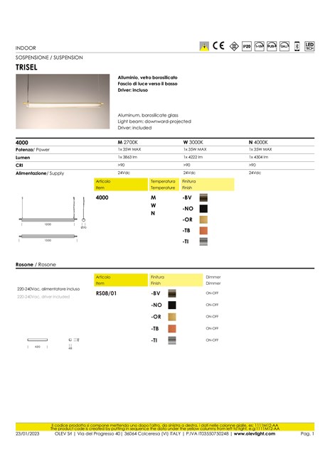 TRISEL Suspension By Olev | design _blank design studio