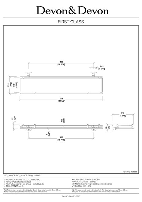 FIRST CLASS | Prateleira para banheiros By Devon&Devon