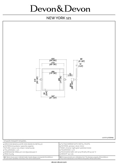 NEW YORK 121 By Devon&Devon