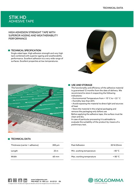 STIK Special fixing for insulation By Isolgomma
