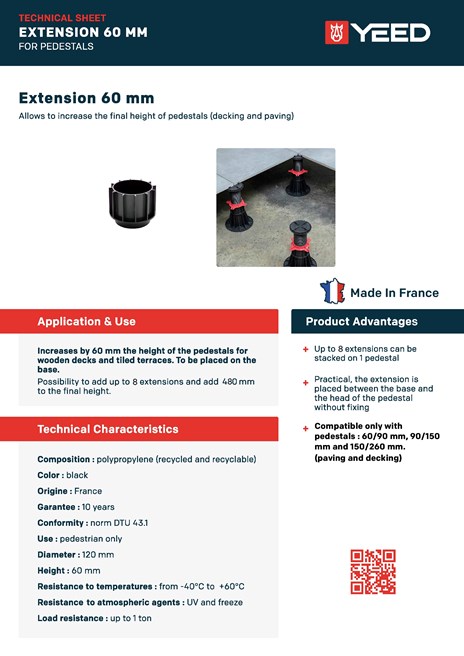 ESTENSIONE 60 MM By YEED