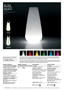 BUBA LIGHT garden vase By Plust