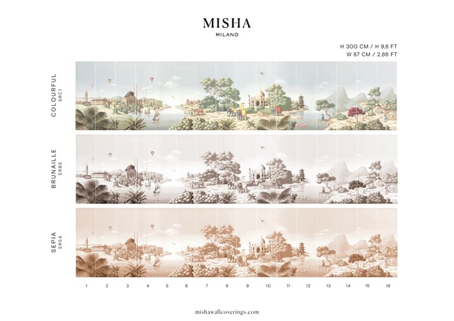 THE SILK ROAD Fabric By Misha