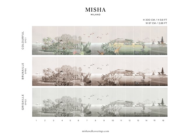 THE SPICE ROUTE 87 CM Fabric By Misha