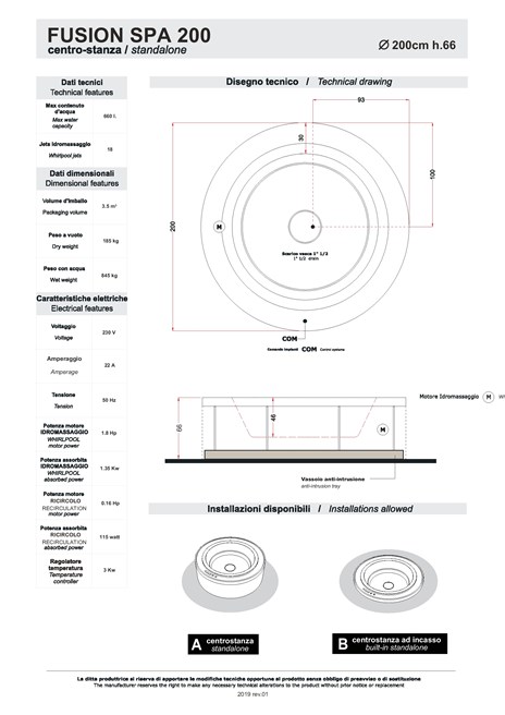 TREESSE GHOST Overflow round hydromassage hot tub By Gruppo Treesse ...