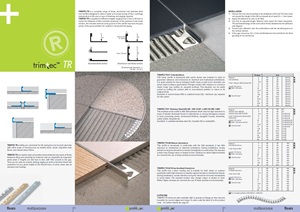 TRIMTEC TR Multipurpose formable floor profiles By PROFILITEC
