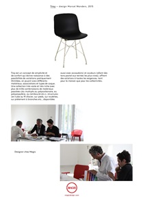 TROY Chaise en polypropylène By Magis | design Marcel Wanders