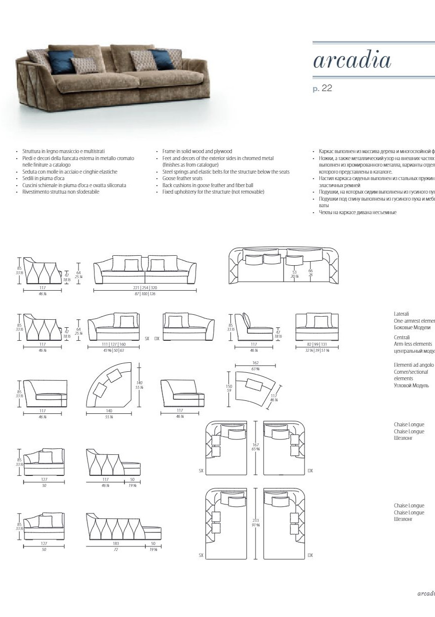 ARCADIA Sofa By Siwa Soft Style