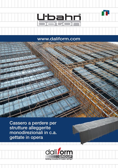 U-BAHN® BETON Pannello cassero autoportante per solaio By Daliform Group