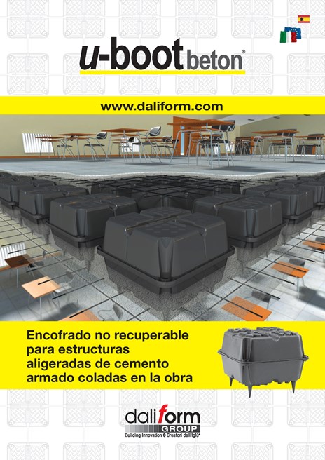 U-BOOT® BETON Panel de encofrado autoportante para solera By Daliform Group