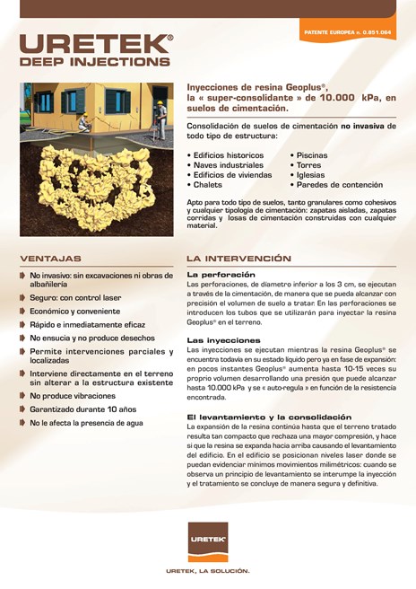 Consolidación de terreno y cimentación URETEK DEEP INJECTIONS By URETEK ...