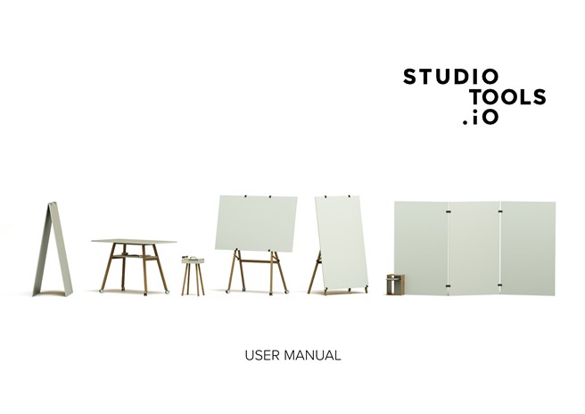 Quadro branco modular DESIGN THINKING SET By Studiotools