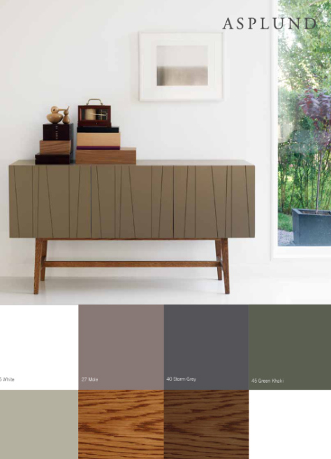 Suspended wooden sideboard with doors VASS 40:135 WALL By ASPLUND ...