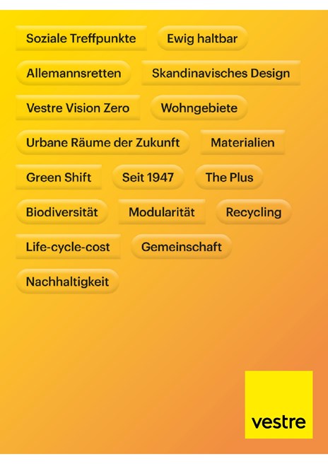Parkbank aus Stahl und Holz ohne Rückenlehne MOVE By VESTRE