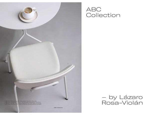 ABC | Chair with armrests ABC Collection By Vergés design Lázaro Rosa ...