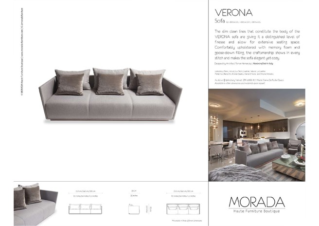 VERONA | 沙发 沙发 By MORADA | design Fernan I. Hernandez