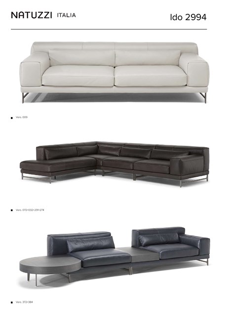 IDO | Sofa with integrated magazine rack Ido Collection By Natuzzi ...