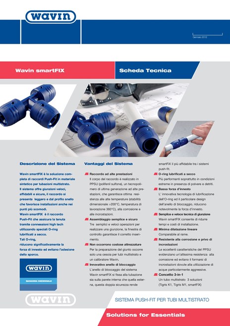 Giunto SMARTFIX | Giunto - WAVIN ITALIA