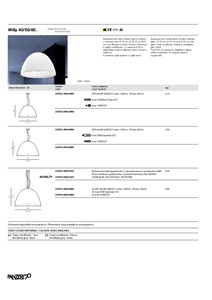 WILLY GLASS | Blown glass pendant lamp By PANZERI