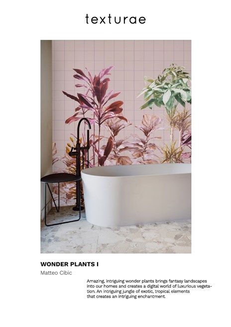 WONDERPLANTS I Wallpaper By Texturae | design Matteo Cibic