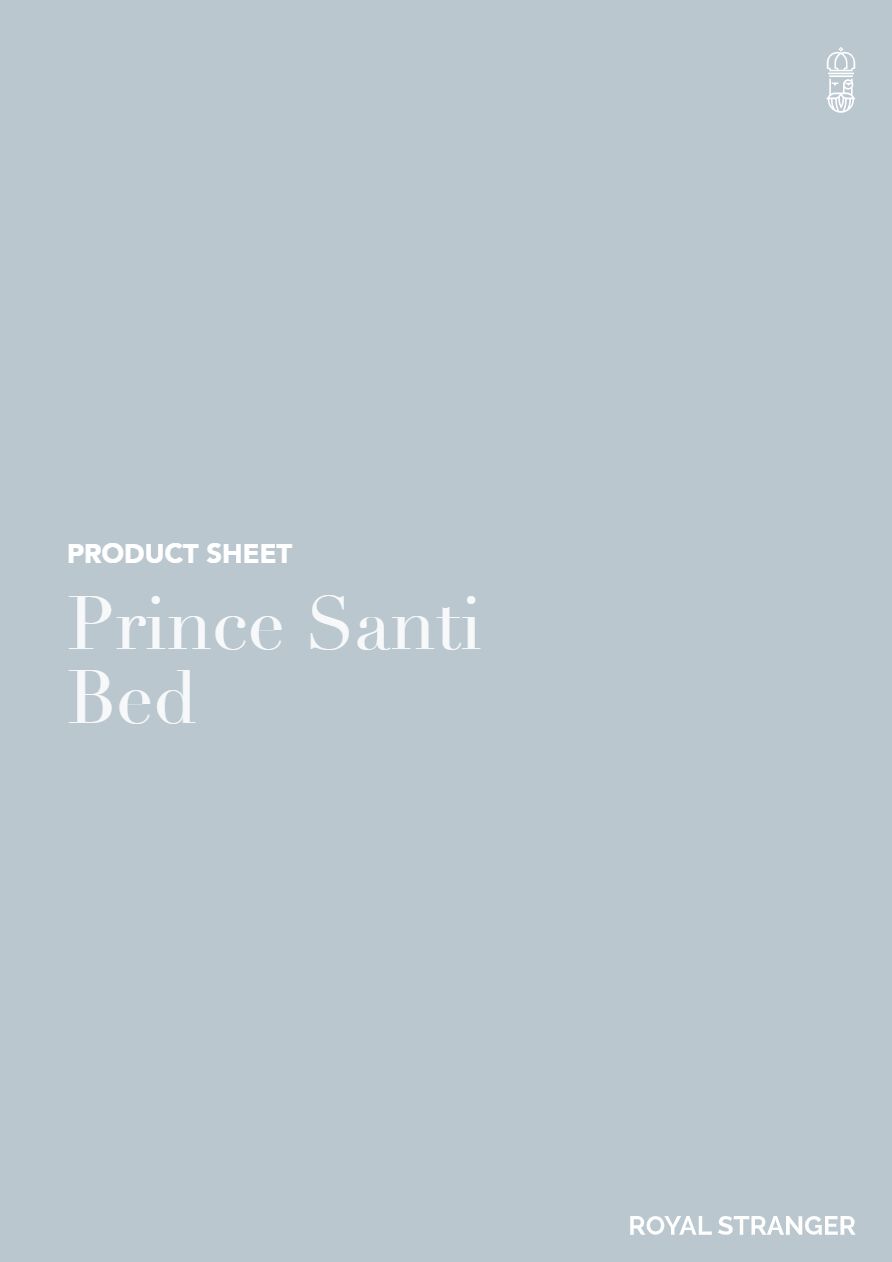 PRINCE SANTI Lettino in velluto By ROYAL STRANGER