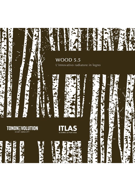 Termoarredo in acciaio e legno WOOD Collezione Wood 5.5 By Tonon Evolution