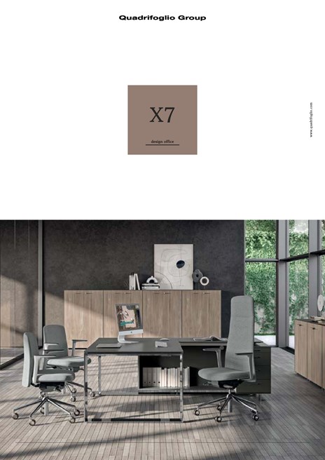 X7 Design Office Collection By Quadrifoglio Group design Gabriel Polloni Associati