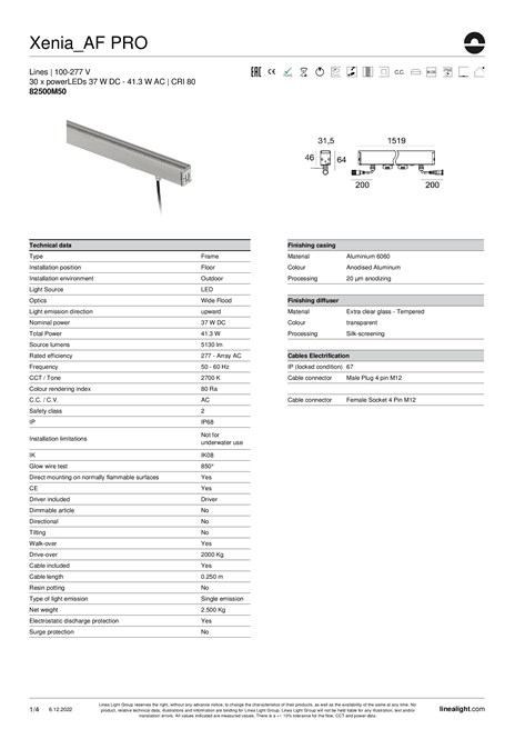 XENIA_AF PRO LED light bar By Linea Light Group