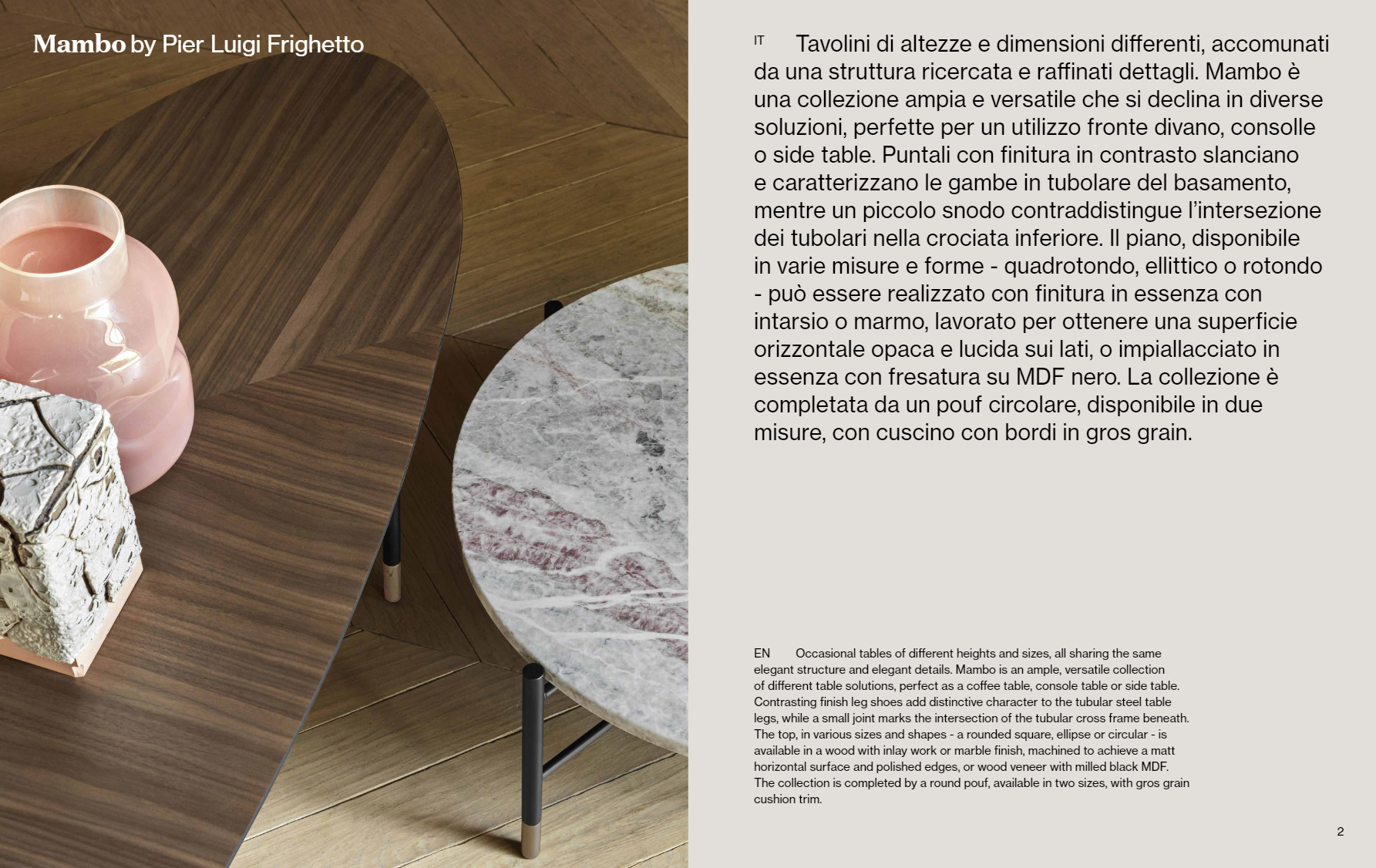 MAMBO Coffee table By PIANCA