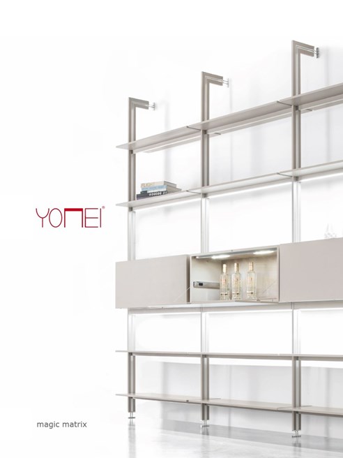 MAGIC MATRIX | Libreria con porta tv By YOMEI design André Schelbach