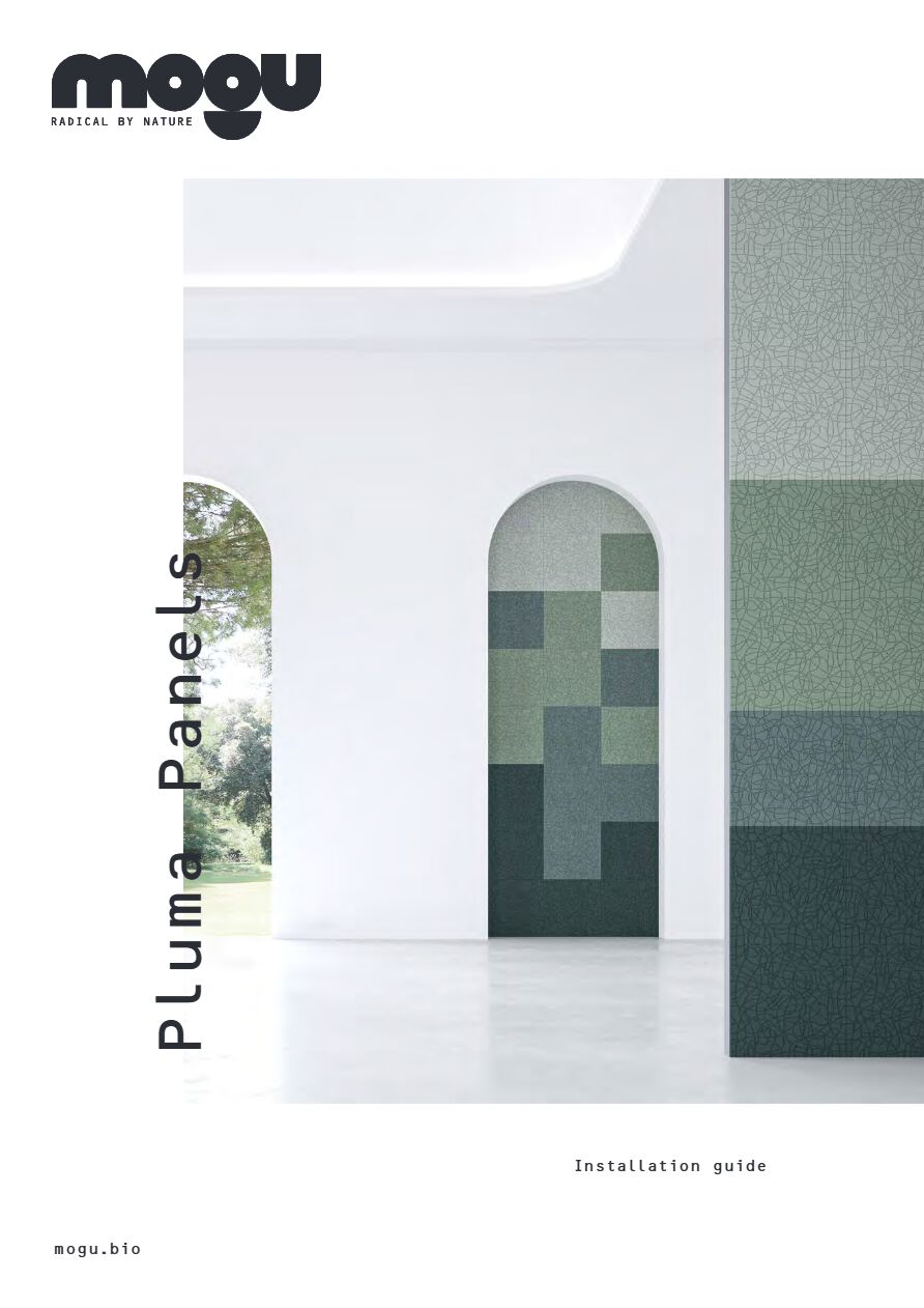 PLUMA ARCO Mycelium Acoustic panel / wall tiles By Mogu